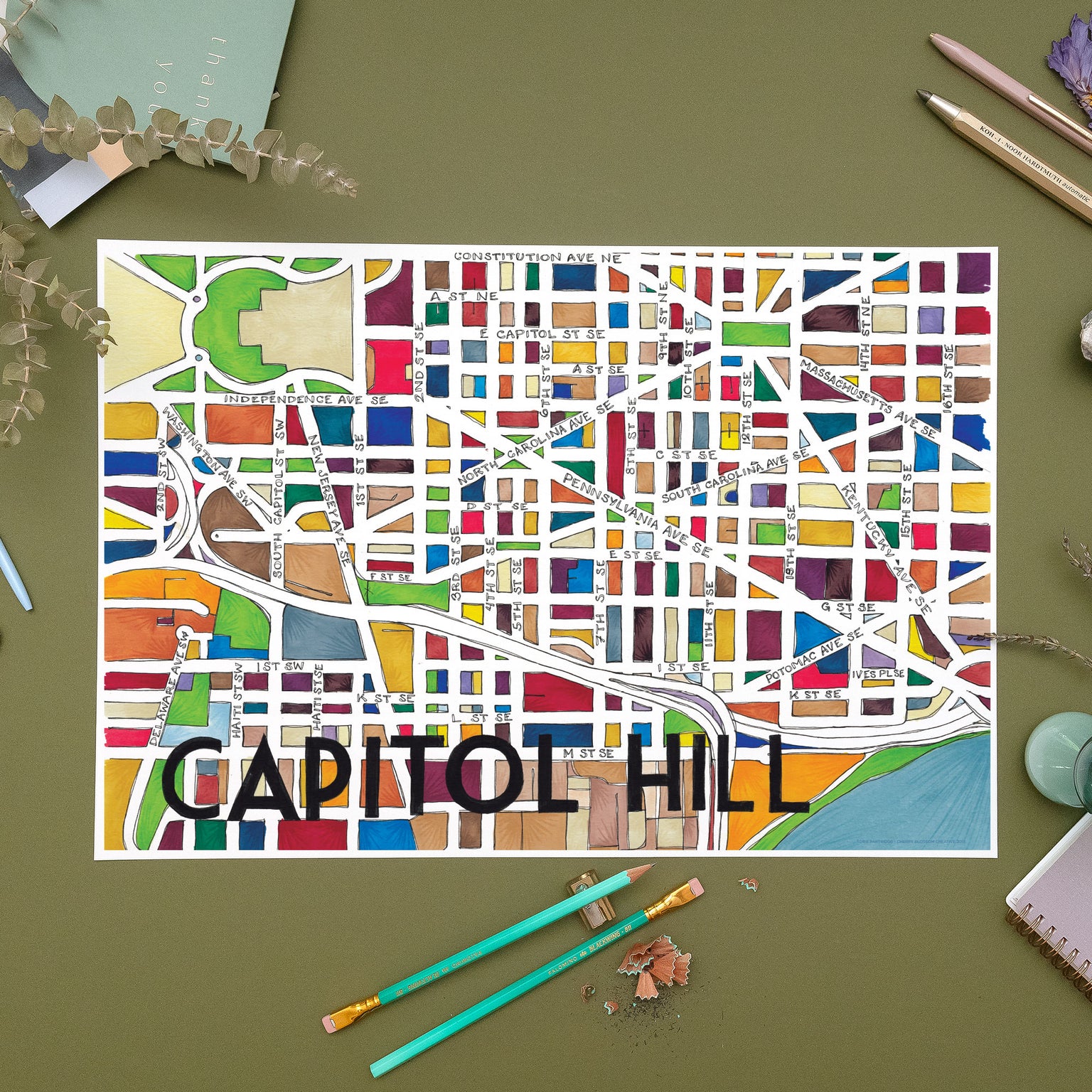DC Area Maps — Terratorie Maps + Goods