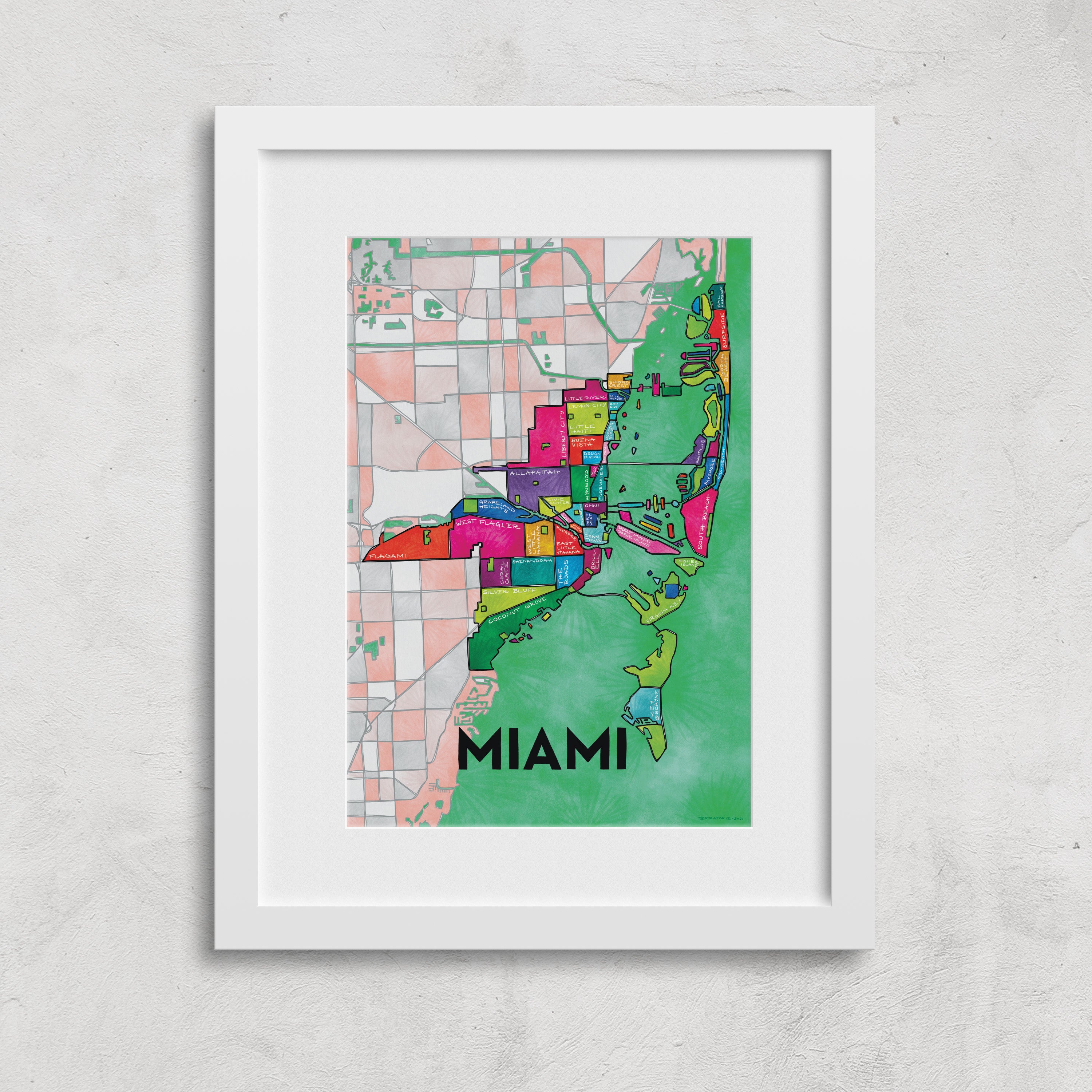 City Of Miami Boundary Map