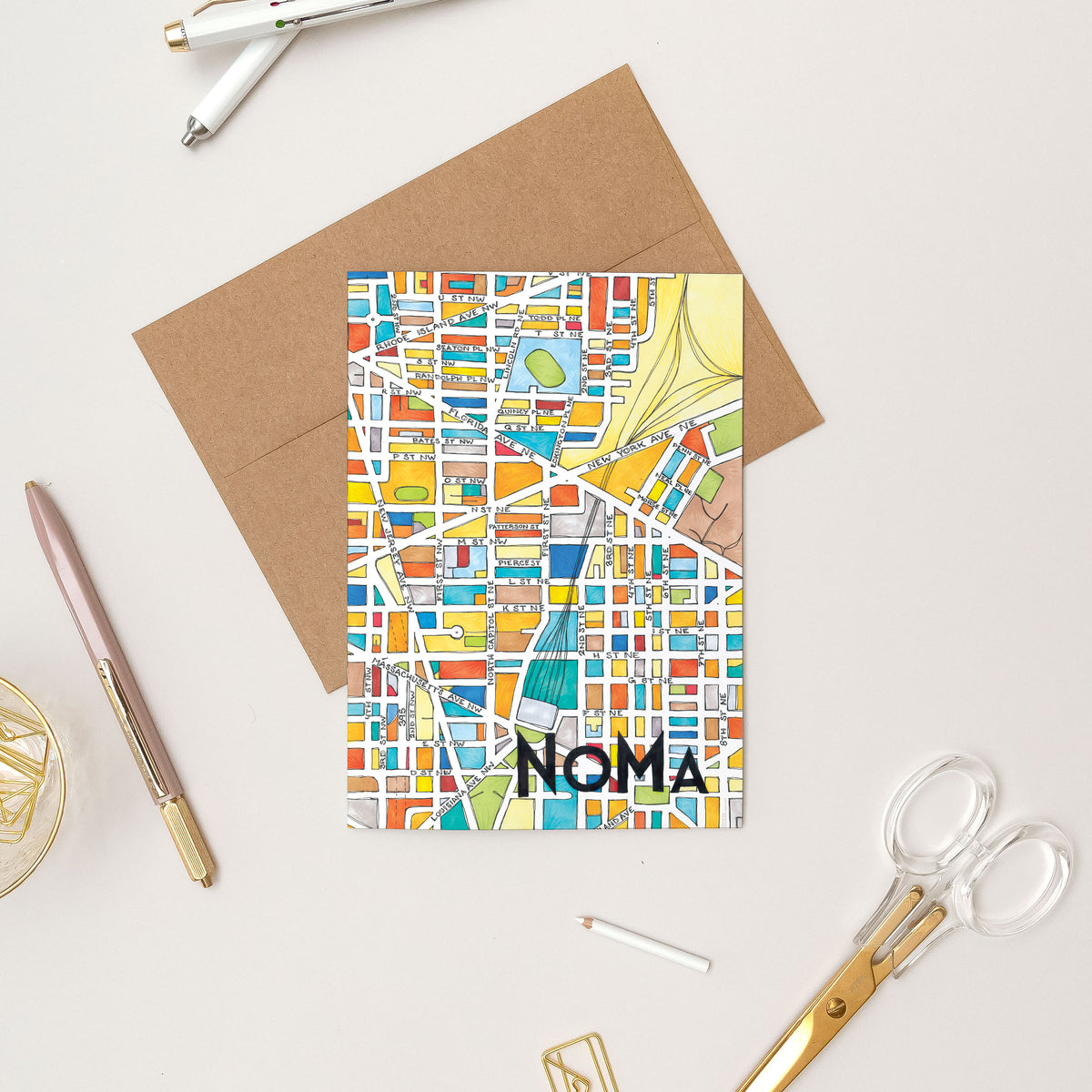 NoMa Greeting Card — Terratorie Maps + Goods